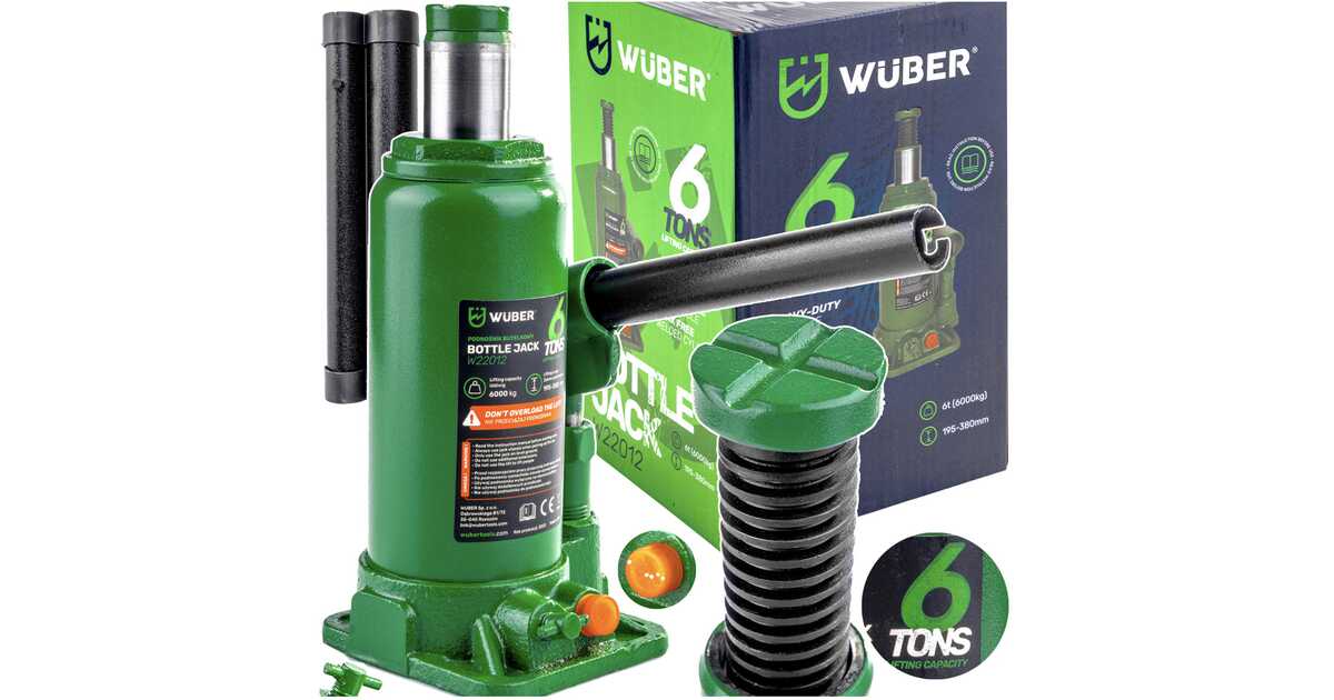 Podnośnik słupkowy hydrauliczny 6T WUBER | wubertools.pl