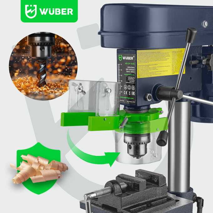 Wiertarka stołowa kolumnowa 1600W WUBER | wubertools.pl