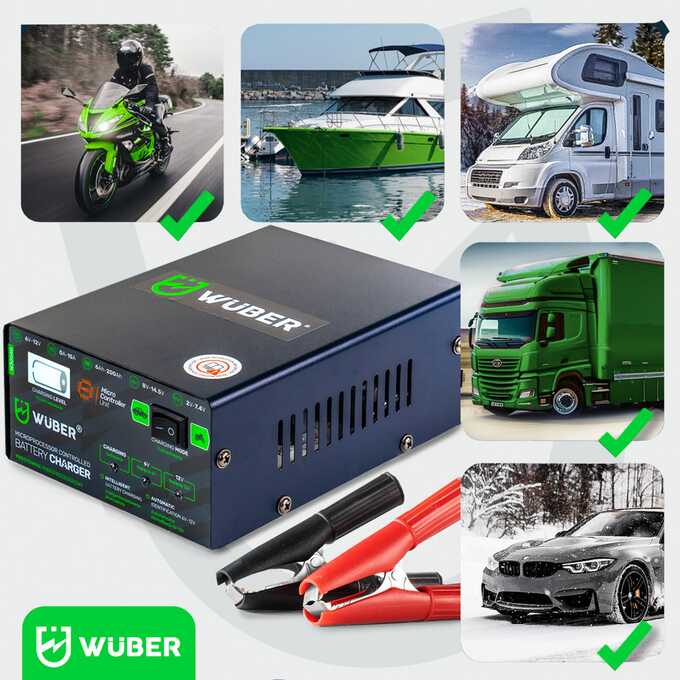 Prostownik mikroprocesorowy 6-12V 15A WUBER | wubertools.pl