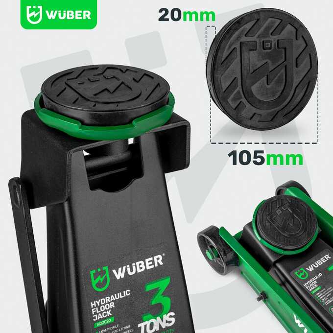 Podnośnik samochodowy niskoprofilowy 130-470mm 3T żaba WUBER ...