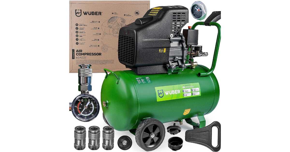 Kompresor olejowy 50L 1500W WUBER | wubertools.pl