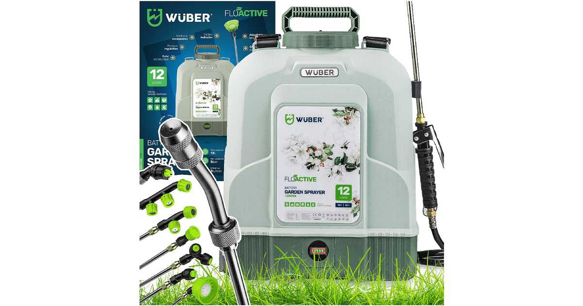 Opryskiwacz akumulatorowy 5 bar 12L WUBER | wubertools.pl