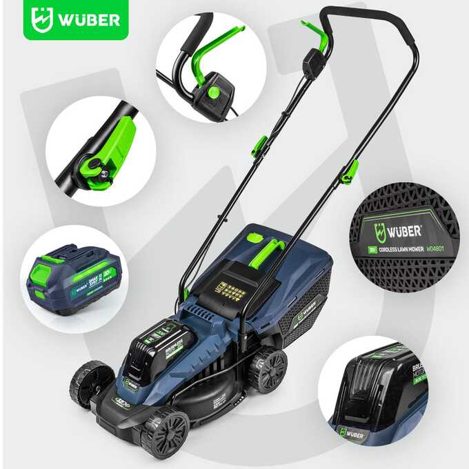 Kosiarka akumulatorowa 32cm 20V WUBER | wubertools.pl