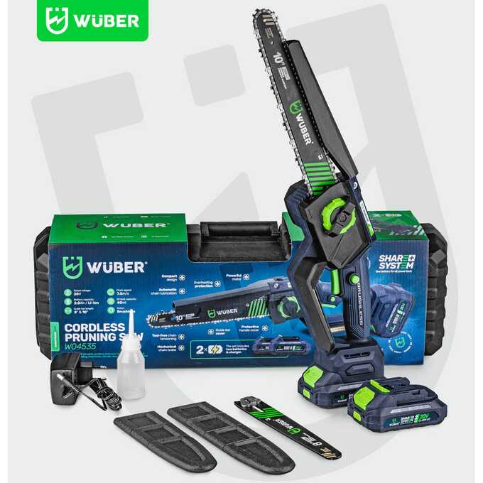 Piła łańcuchowa mini pilarka akumulatorowa 20V 7,5 m/s WUBER ...