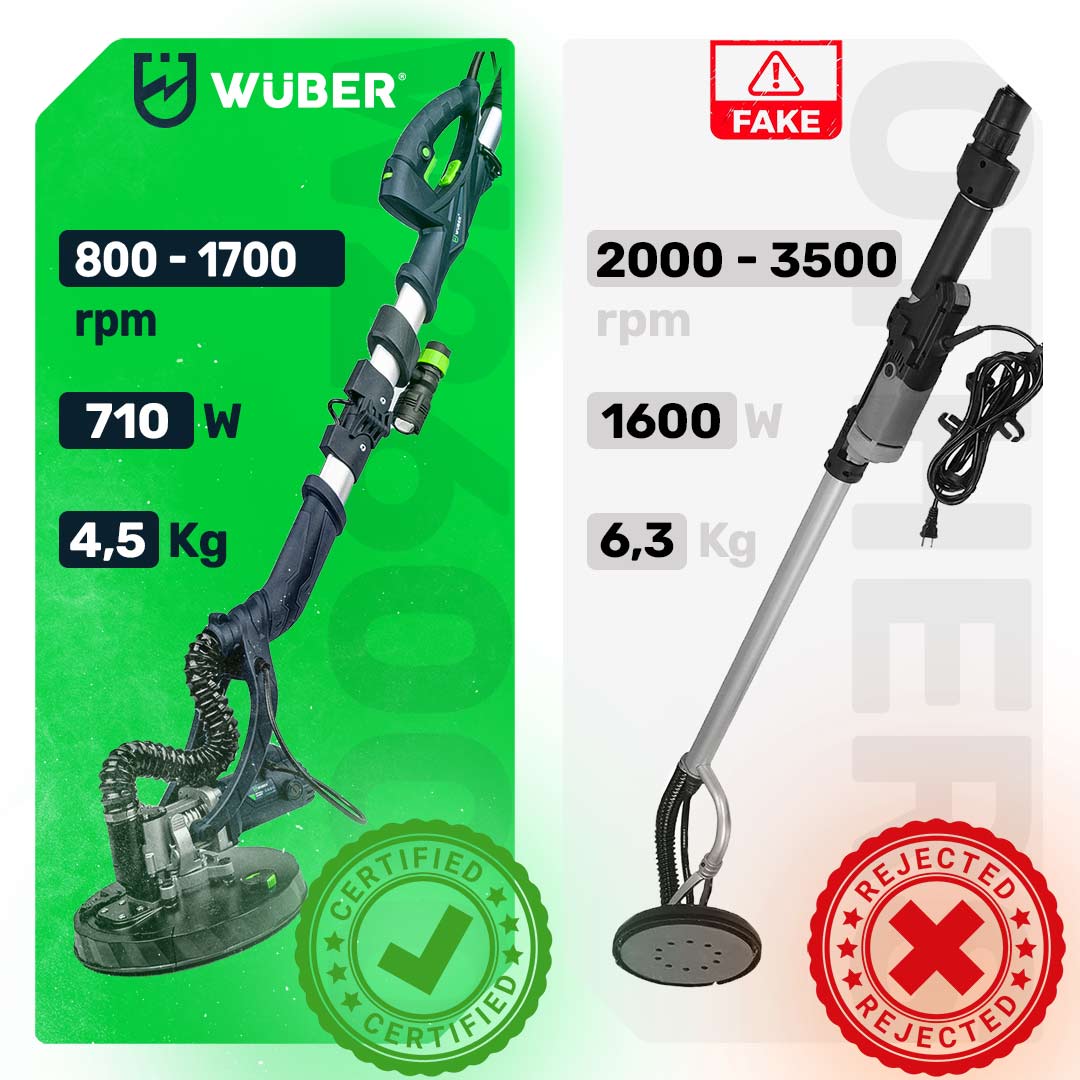 Szlifierka do gładzi żyrafa 710W WUBER | wubertools.pl