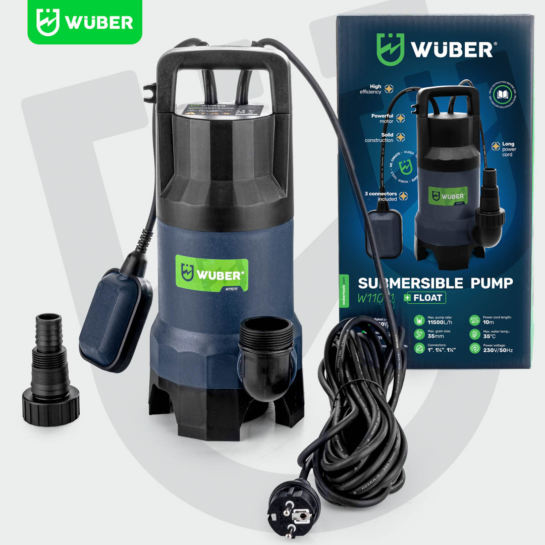 Pompa głębinowa do wody czystej i brudnej 550W WUBER | wubertools.pl